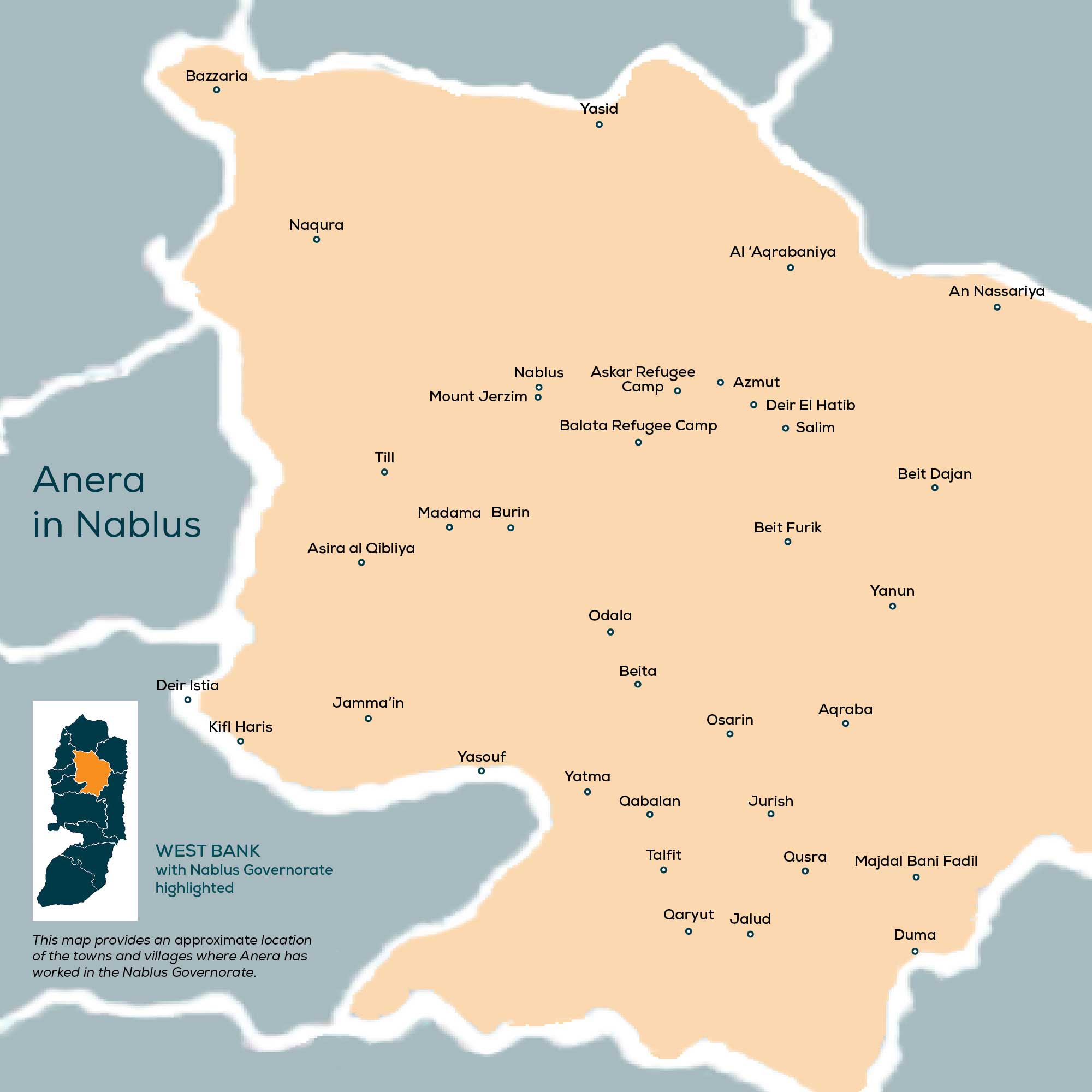 Nablus, Palestine: A history of helping Palestinian villages - Anera