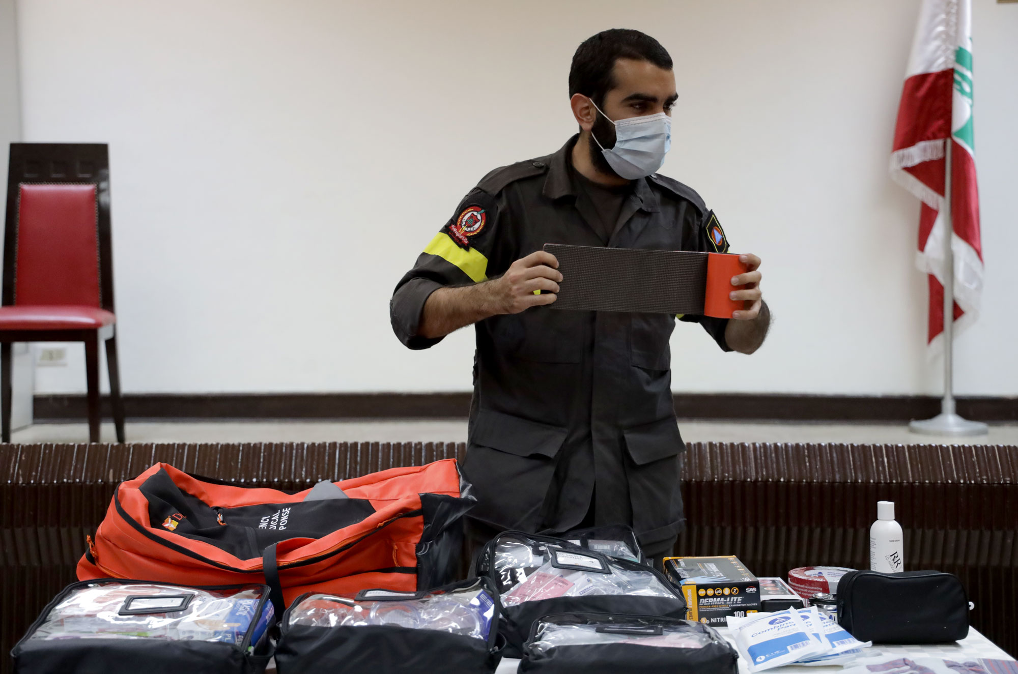 Equipping First Responders in Lebanon with Medical Backpacks - Anera