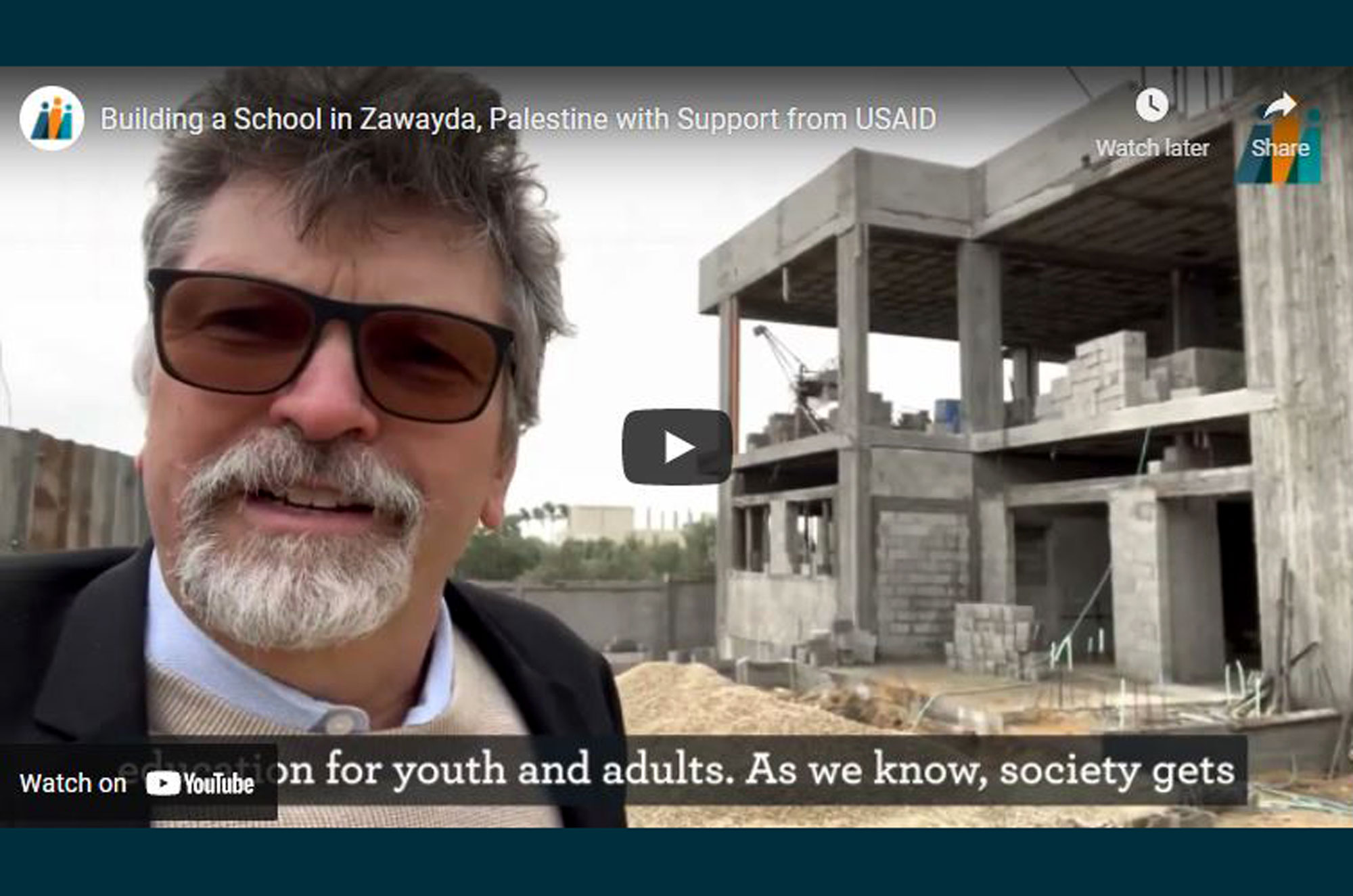 Building a School in Zawayda, Palestine with Support from USAID - Anera